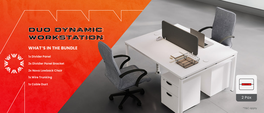 Duo Dynamic Workstation – AM Office