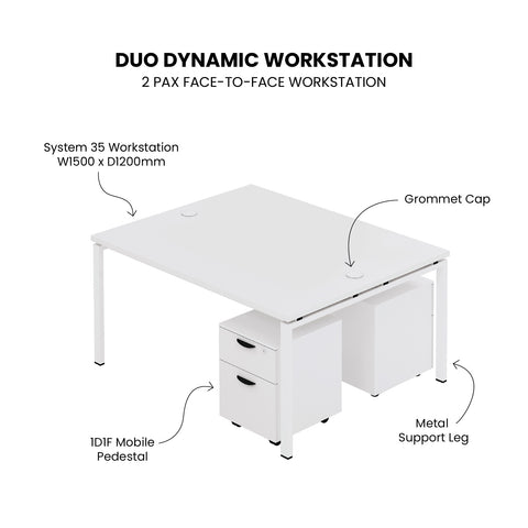 Duo Dynamic Workstation – AM Office